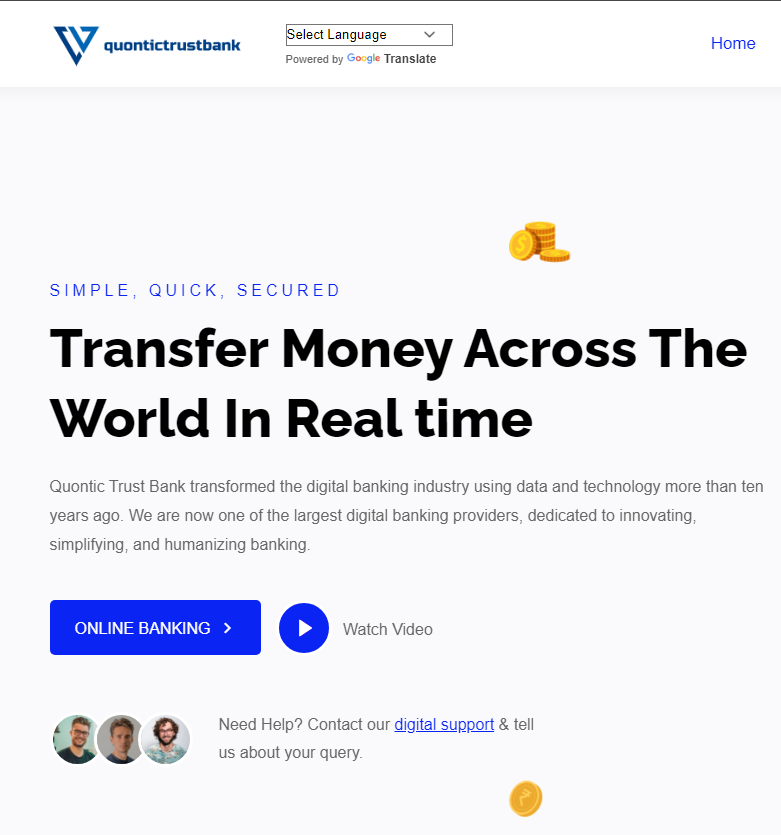 Quontic Trust Bank Scam Analysis: What Makes This Online Bank Untrustworthy